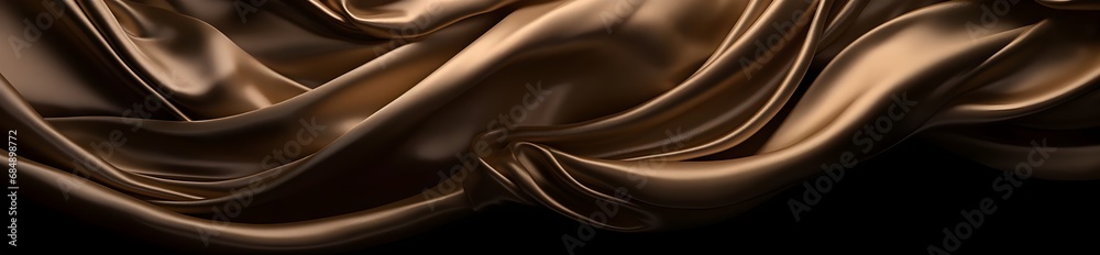 Appearance of silk satin fabric, creating a sense of depth and ...