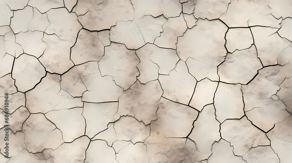 Seamless broken cracks background texture. Tileable stained peeling ...