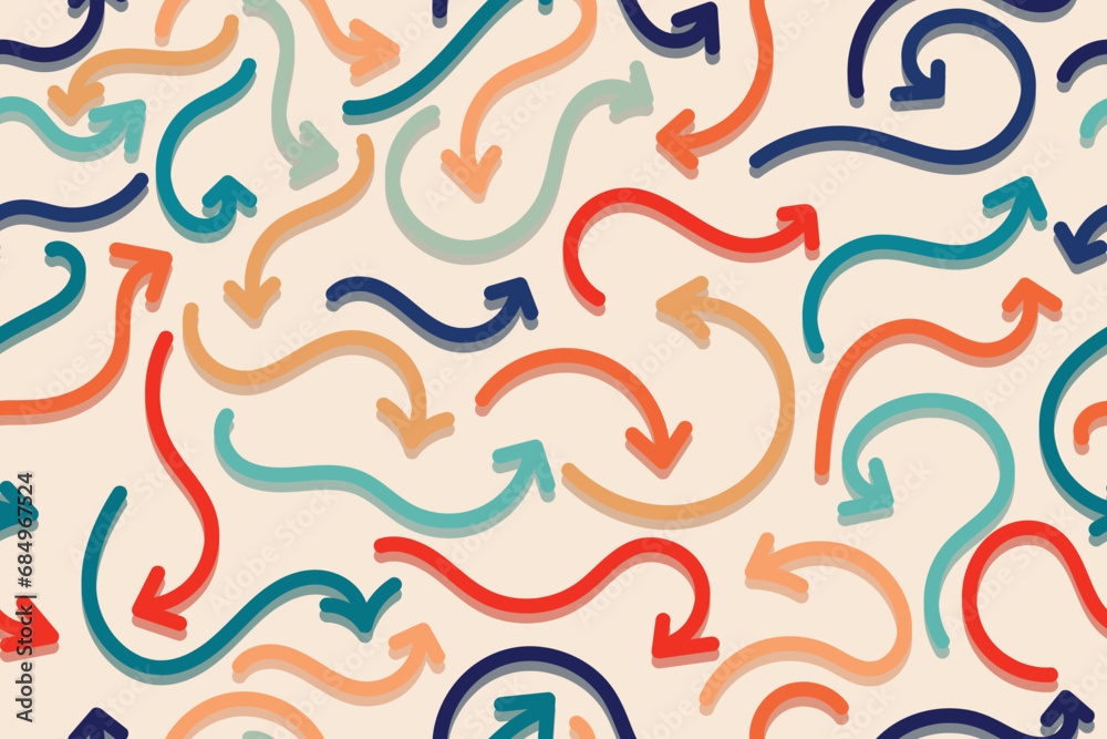 abstract arrow pattern in vector suitable for design, background ...