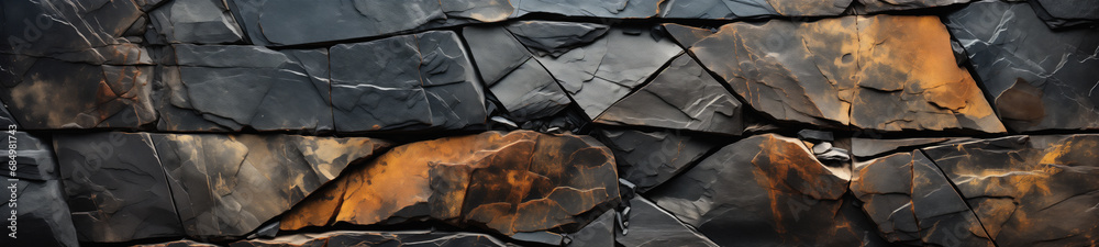 Gneiss rock background. Its interlocking minerals and enduring ...