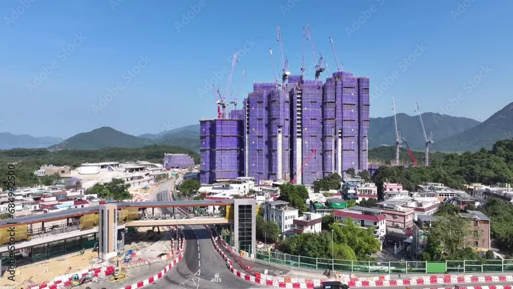 Vidéo Stock Wu Kai Sha Ma On Shan Sai Kung Shap Sze Heung Countryside ...