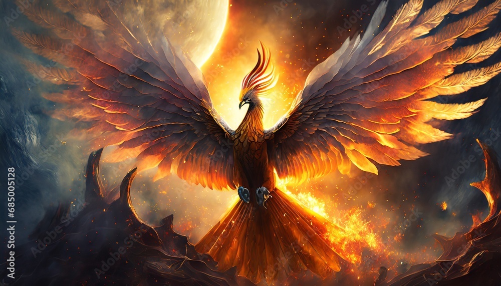 Futuristic and attractive Phoenix visuals created with AI Stock ...