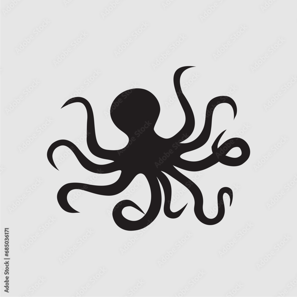 Collection of fish silhouettes Good to use for symbols, logos, web ...