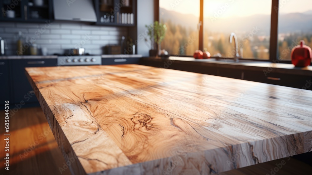 Table Top Blurred Kitchen Room Background , Background Images , Hd ...