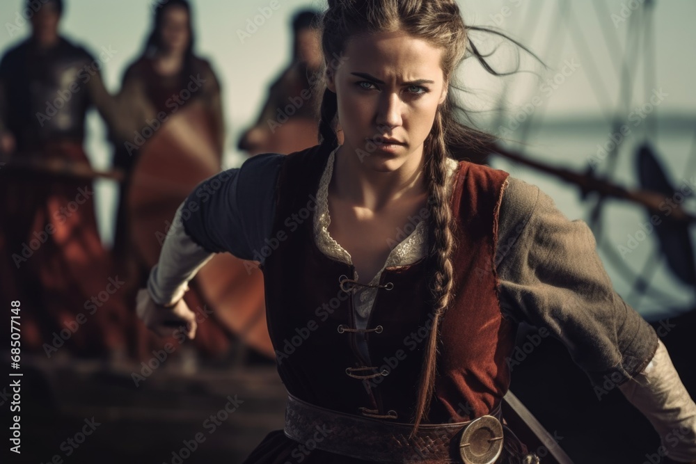 Bold female viking: a glimpse into the fierce world of Nordic ...