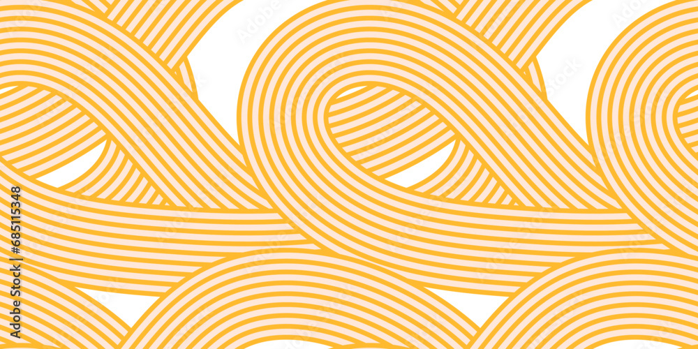 Noodle ramen asian seamless pattern. Repeated background with bold ...