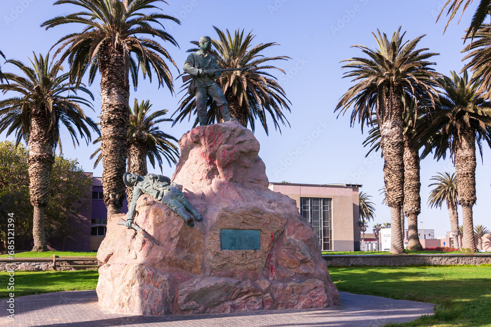 Swakopmund, Erongo region, Namibia, October 31, 2023 - The colonial-era ...