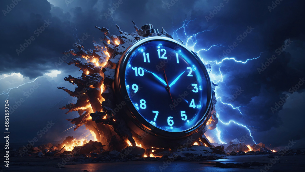 backdrop featuring a clock Action Clock Time Time is money, yet the ...