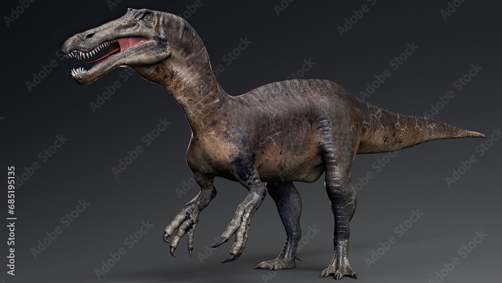 Suchomimus Tenerensis render of background. 3d rendering Stock ...
