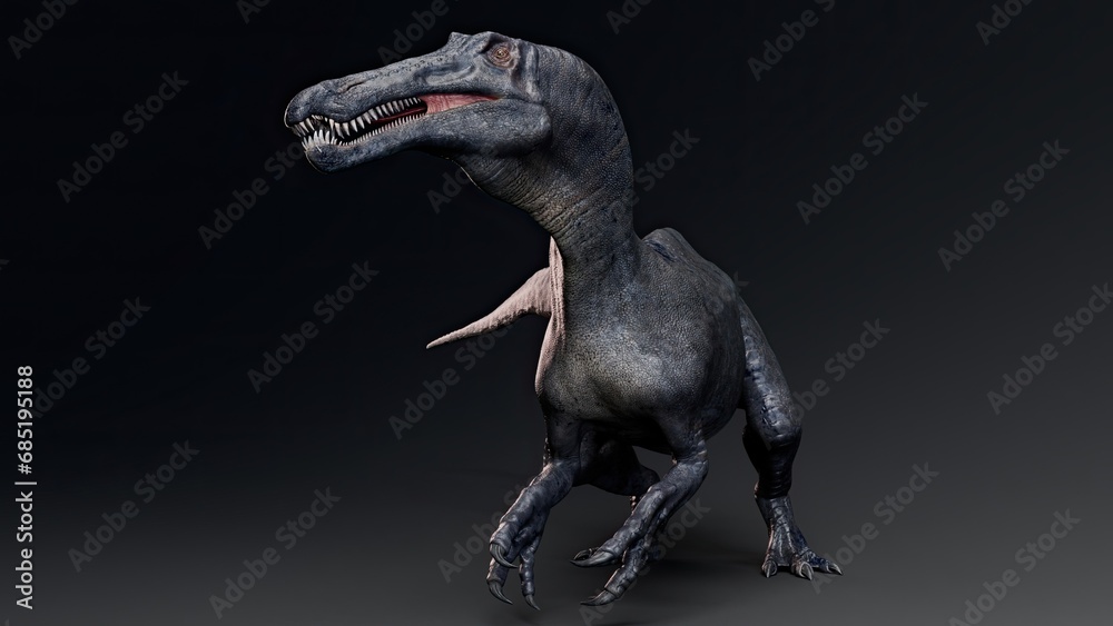 Poster Suchomimus Tenerensis render of background. 3d rendering – Wall ...