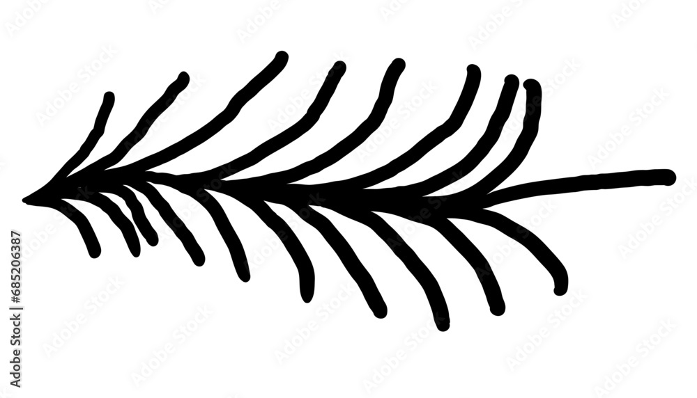 simple black tree arrow in vector. icon in doodle style. graphics for ...