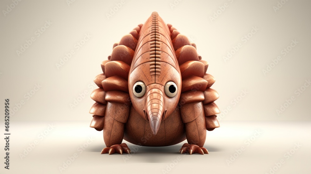 Adorable 3D animation featuring an armadillo persona created by ...