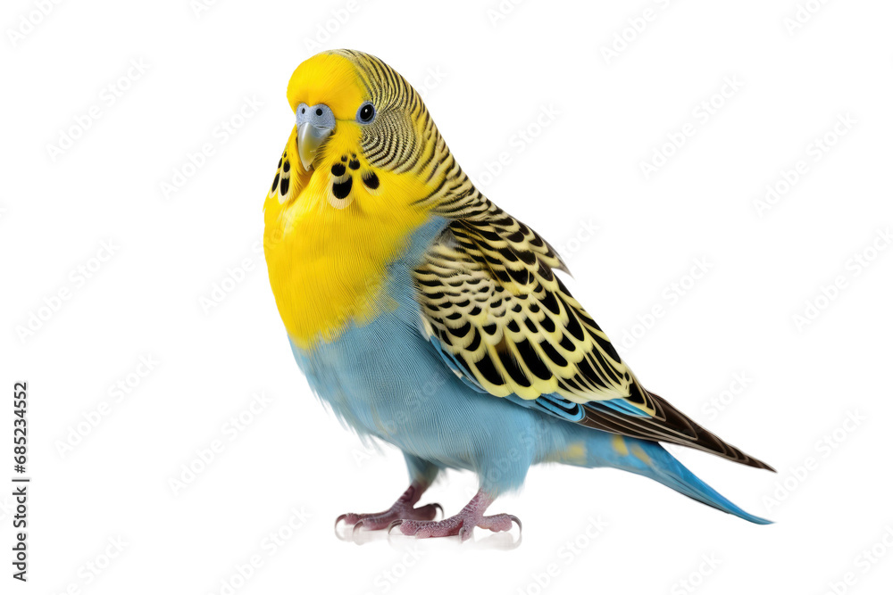 Budgerigar Budgie Socialite on a White or Clear Surface PNG Transparent ...