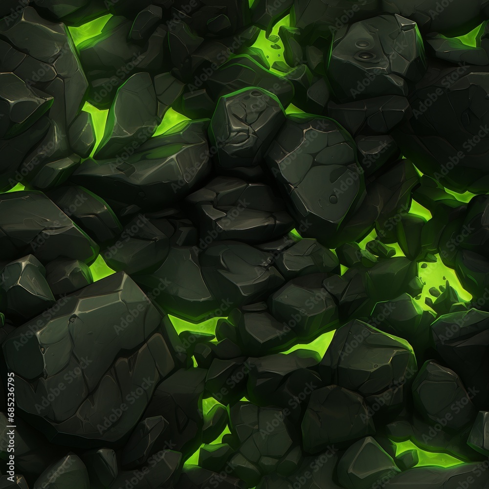 Seamless stone texture in a hand-painted style. Hand-drawn texture of ...