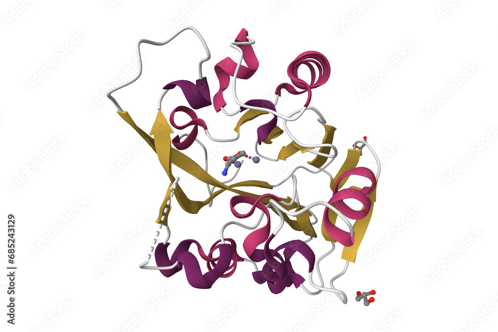 Crystal structure of quorum-quenching N-acyl homoserine lactone ...