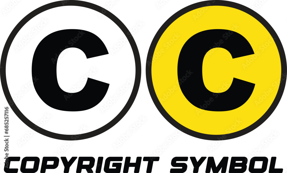 copyright symbol on transparent background. copyright sign. Stock ...