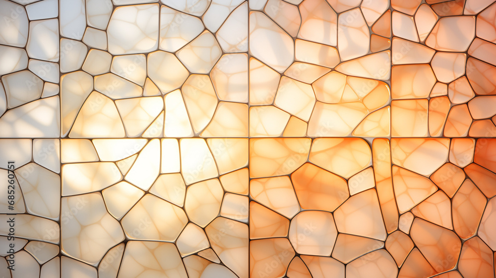Crystal texture with abstract voluminous light and orange colors, , the ...