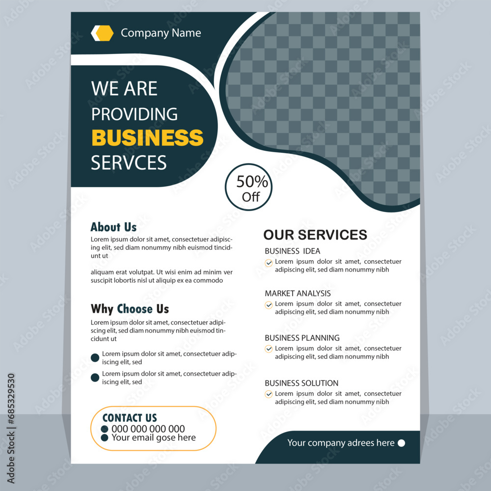 Corporate Business Flyer Template Design 2024, Business flyer design ...