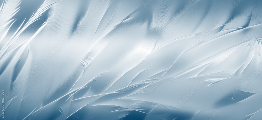 Winter background, Transparent natural frost pattern on window. Frosted ...