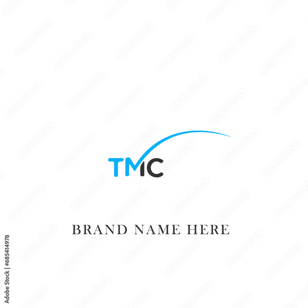 TMC logo. T M C design. White TMC letter. TMC, T M C letter logo design ...