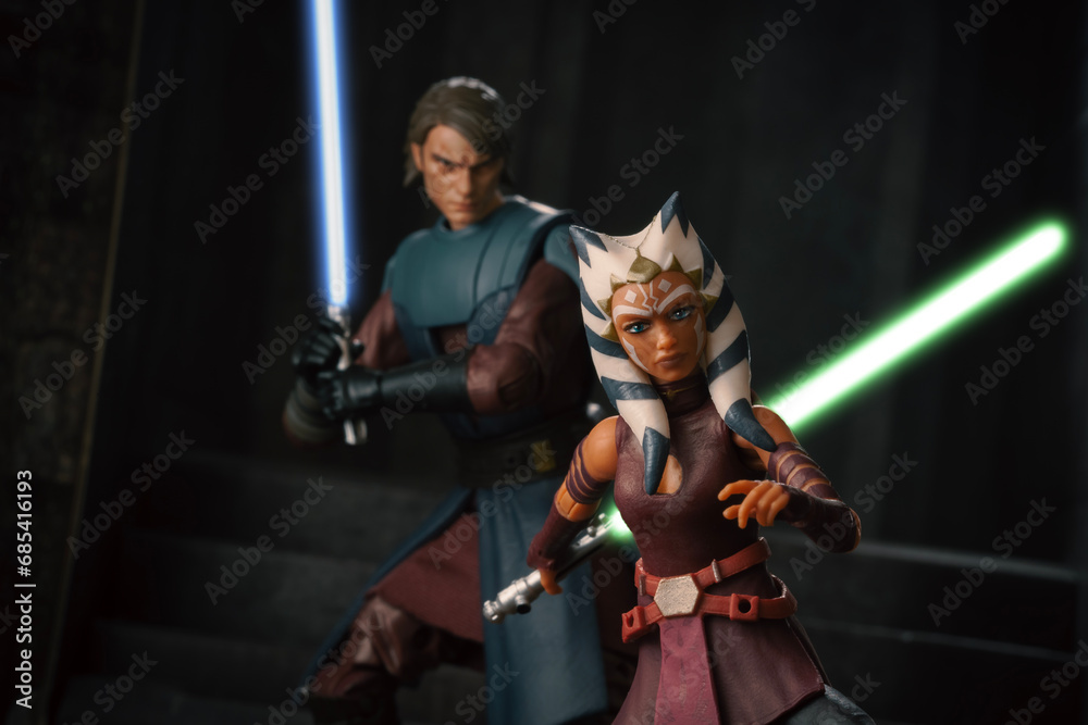 NEW YORK, USA - DECEMBER 5 2023: Star Wars the Clone Wars Master ...