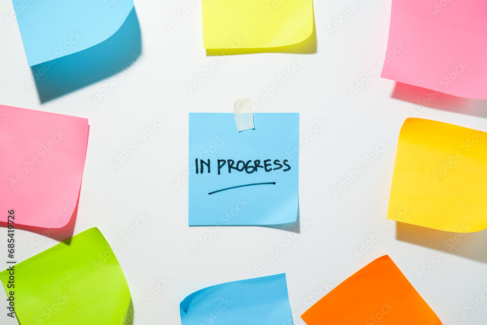 Motivational words for personal development, in progress, inspirational ...