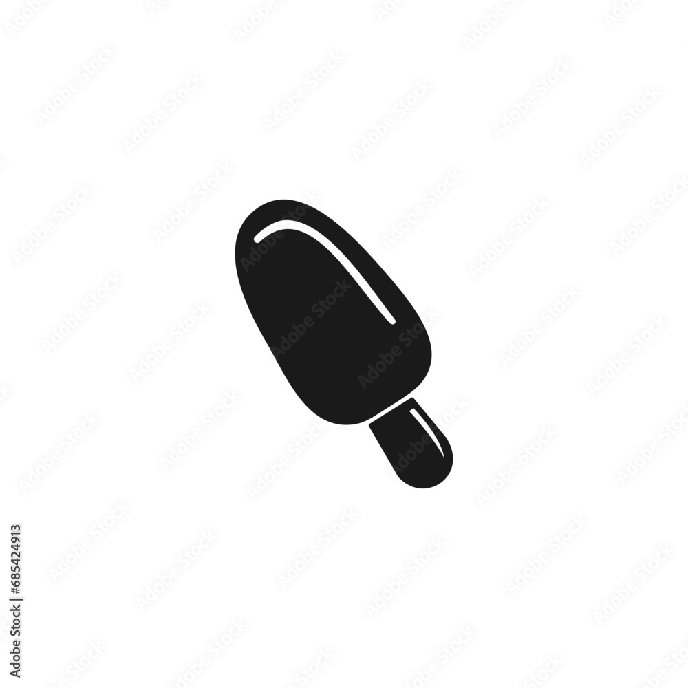 Ice cream icon or ice cream stick icon vector isolated. Best Ice cream ...