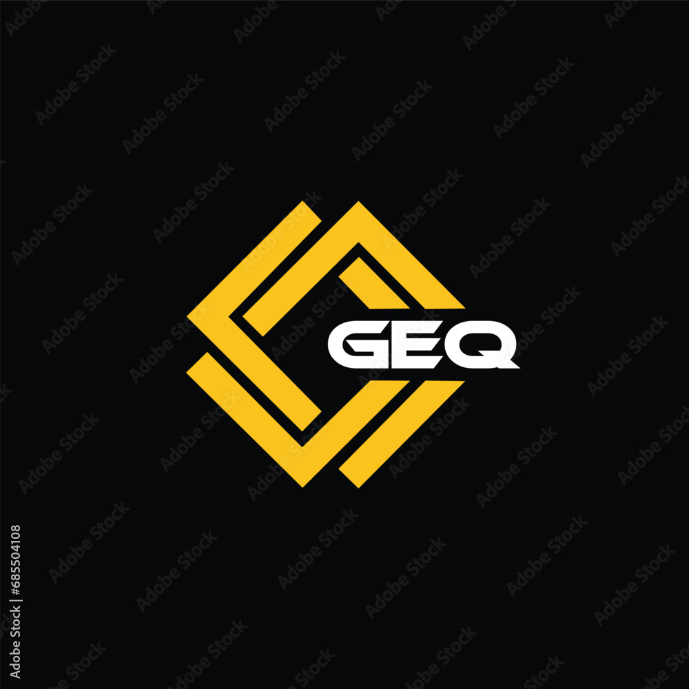 GEQ letter design for logo and icon.GEQ typography for technology ...