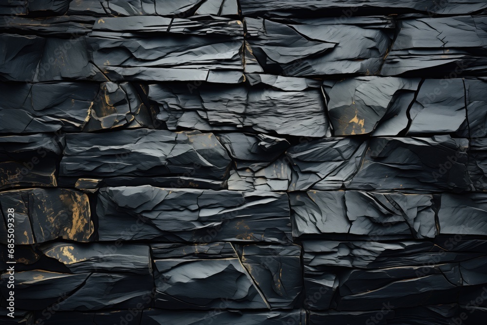 Shale rock background. Its layered brushstrokes, shaped by sedimentary ...