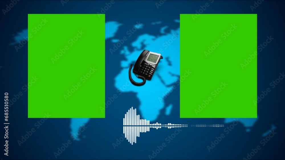 Telephone conversation between two heads of state. Audio Spectrum and ...