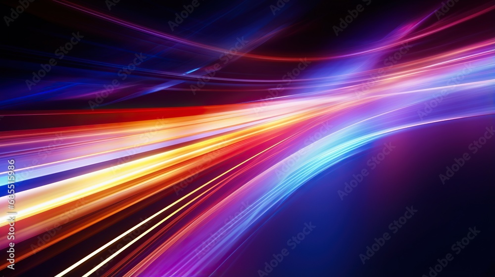 Fast dynamic Background.Abstract city street light effect. lighting ...