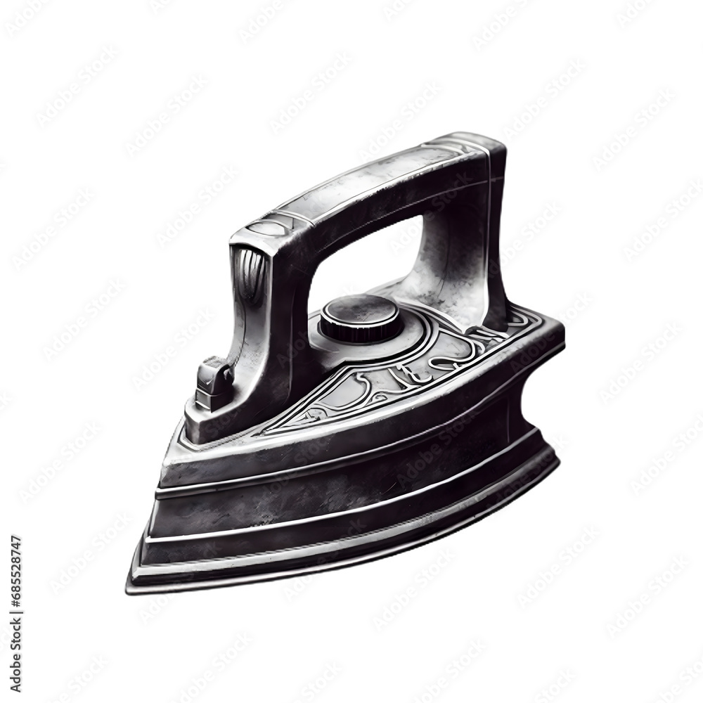 An isolated iron cutout object on transparent background, PNG file ...
