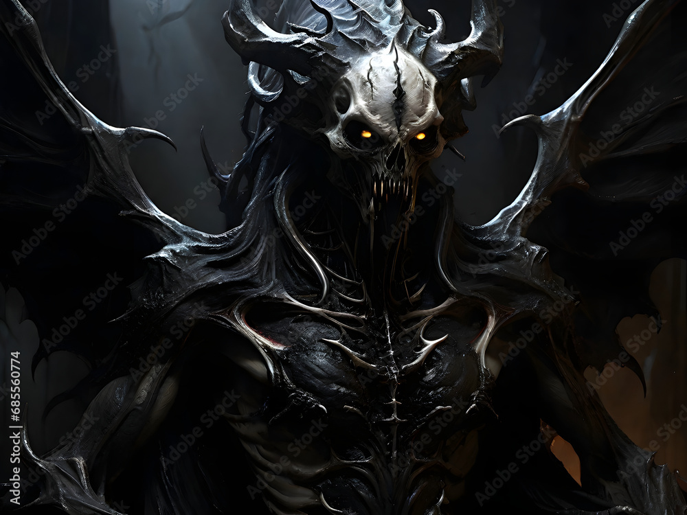 Encounter a brooding and enigmatic cosmic cannibal in this concept art ...