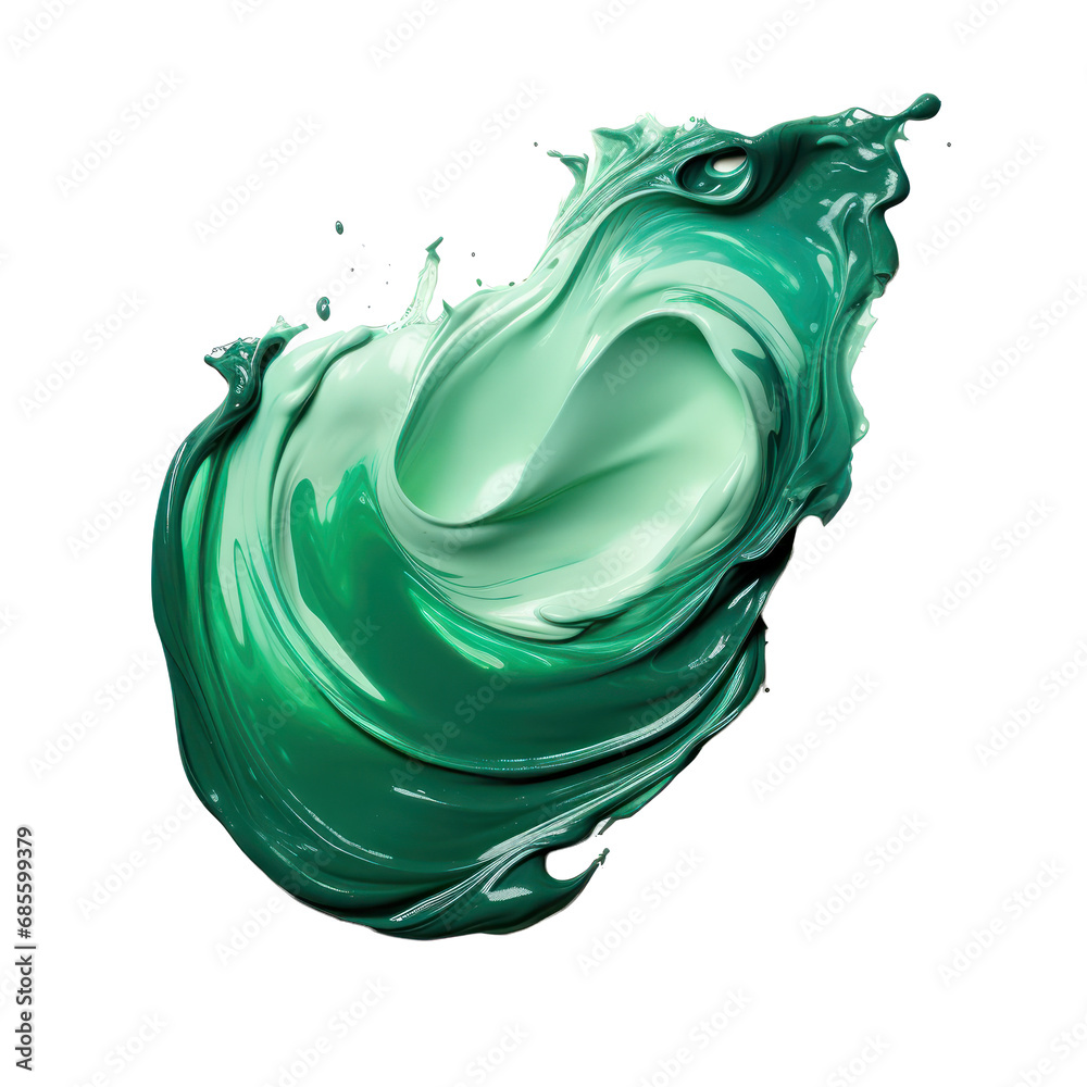 Emerald green smudge smear cream,cream smear in green color,colour ...