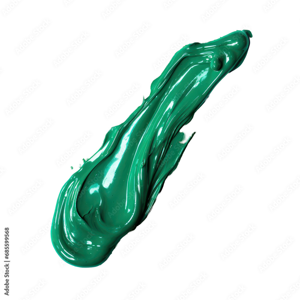 Emerald green smudge smear cream,cream smear in green color,colour ...