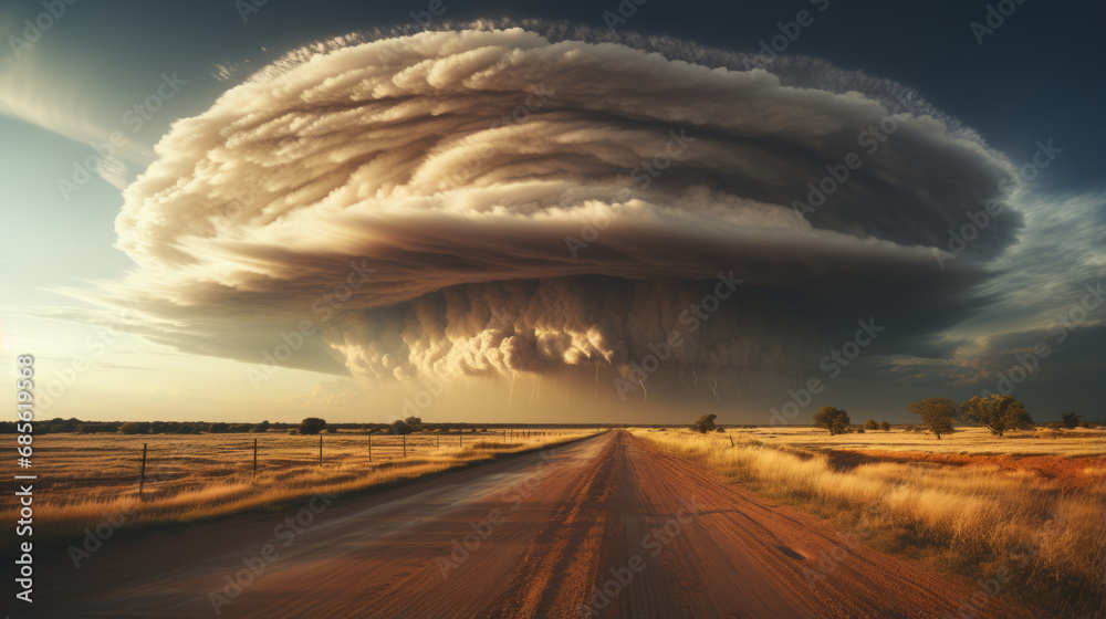Nuclear bomb detonation photorealistic illustrations. Nuclear explosion ...