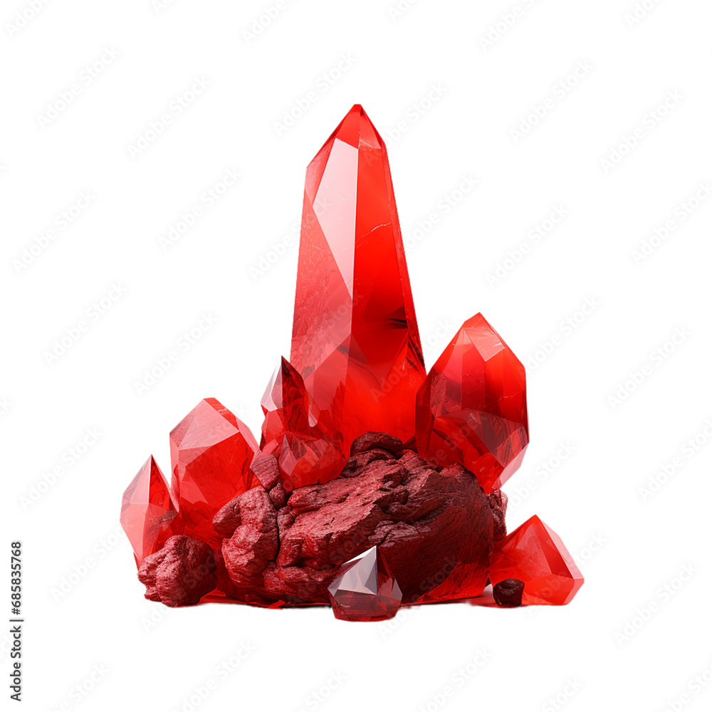 pyramid of red stones on transparent background PNG image Stock ...