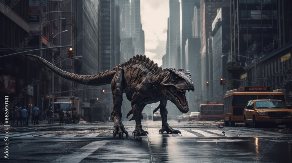 Dinosaur . Dinosaur concept. Dinosaur T-rex on. close up. Dinosaur ...