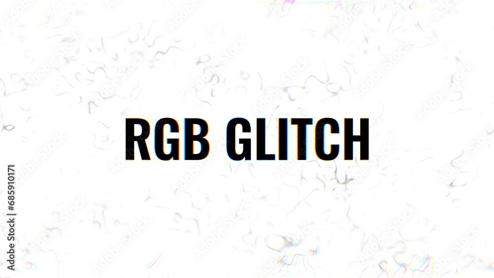 Epic RGB Glitch Text Title Intro Stock テンプレート | Adobe Stock