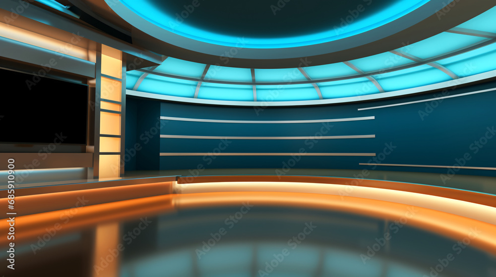 Tv Studio. Background for TV shows . News studio. The perfect backdrop ...