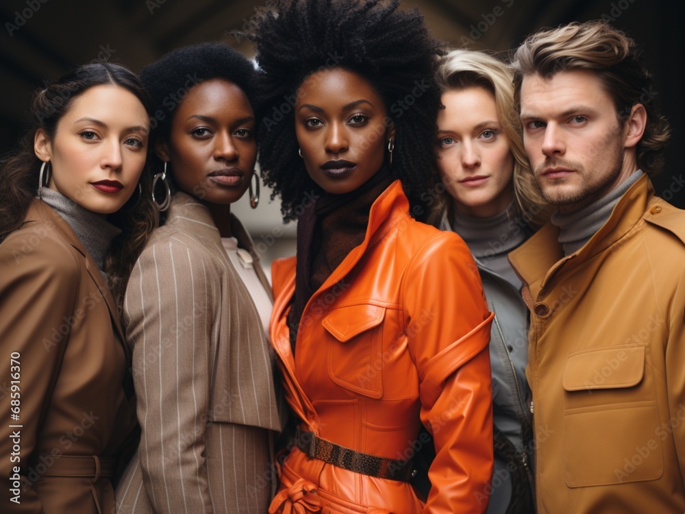 Diverse ethnicity. Modern time. Equality of every ethnicity. High ...