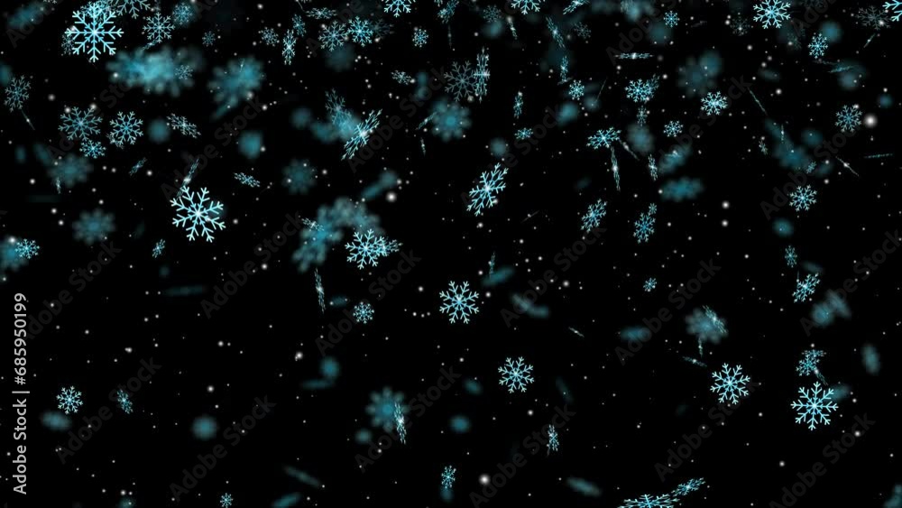 snowflakes falling effect animation. snowflakes falling twirl clear and ...