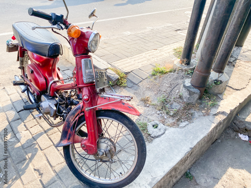 Yogyakarta, Indonesia - November 8, 2023: Honda Super Cub (or Honda Cub ...