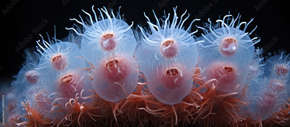 Marine ciliate Favella sp. in stacked photograph. Stock Photo | Adobe Stock