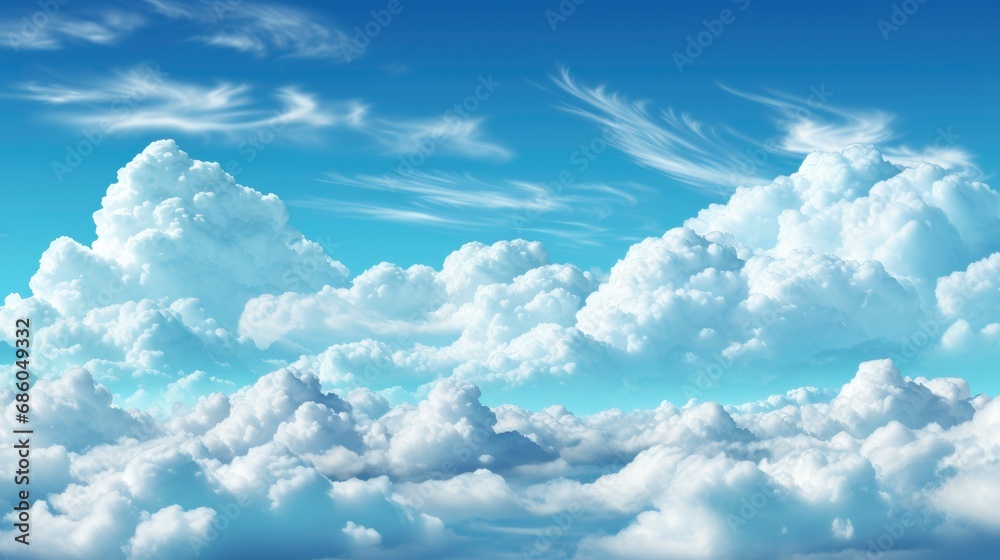 Sky, HD, Background Wallpaper, Desktop Wallpaper Stock Illustration ...