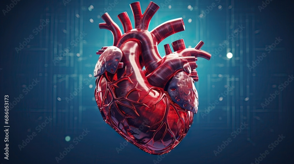 Lifelike portrayal, accurate anatomy, medical illustration ...