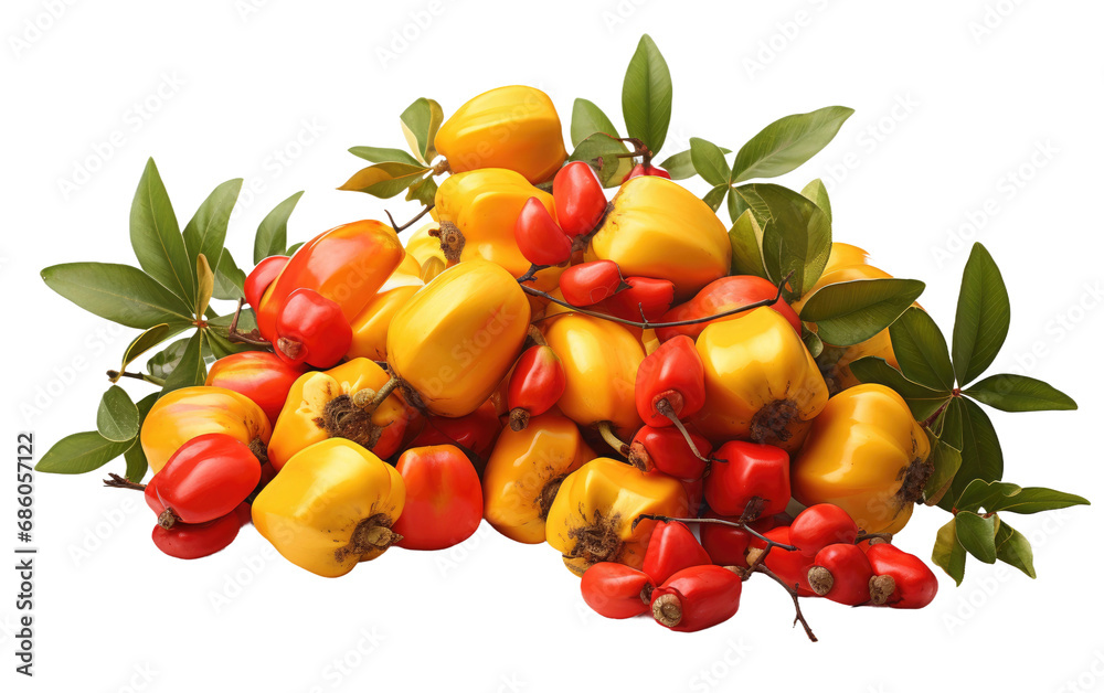 The Artistry of Ackee Revealed in a Realistic Image on White or PNG ...