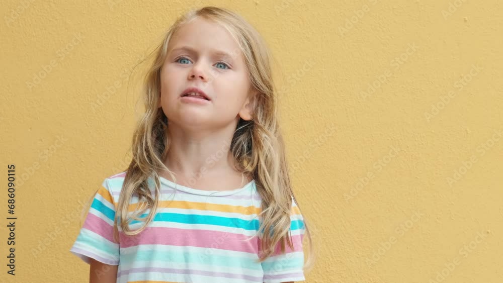 Children negative emotions. Angry rage kids face. Little emotional ...