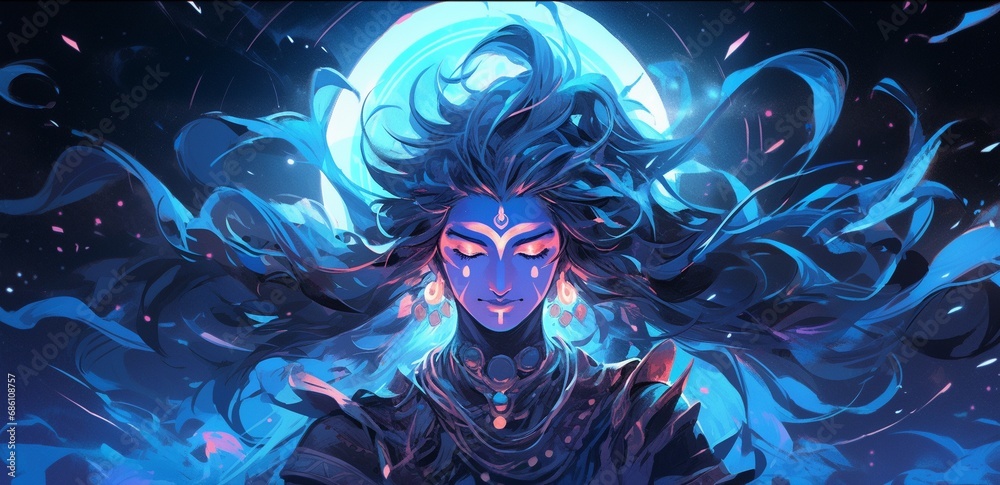 Shiva: The Supreme Deity of Transformation and Spiritual Renewal. Stock ...