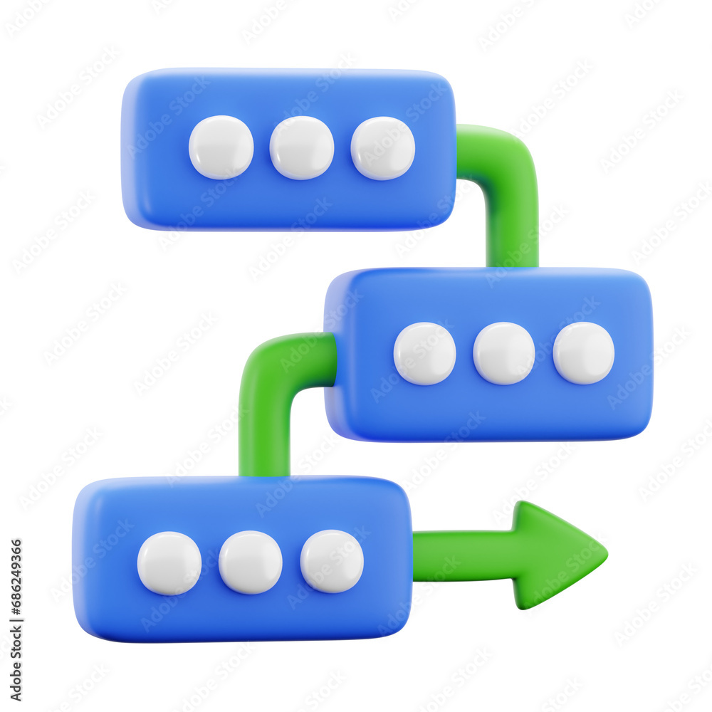 step by step for solution diagram workflow with way out result arrow ...